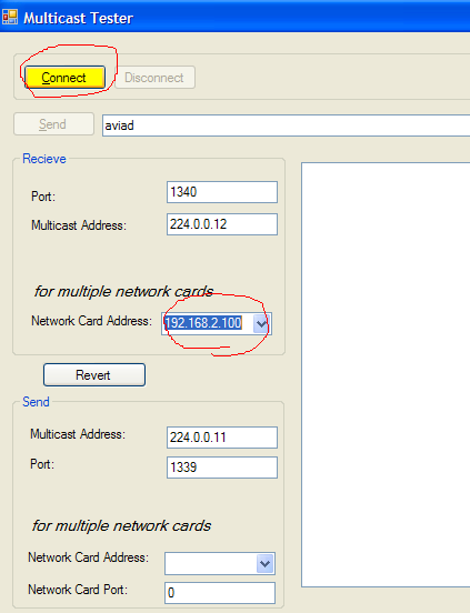 Design Codes: Multicast Application with Multihomed Support (C# .NET ...